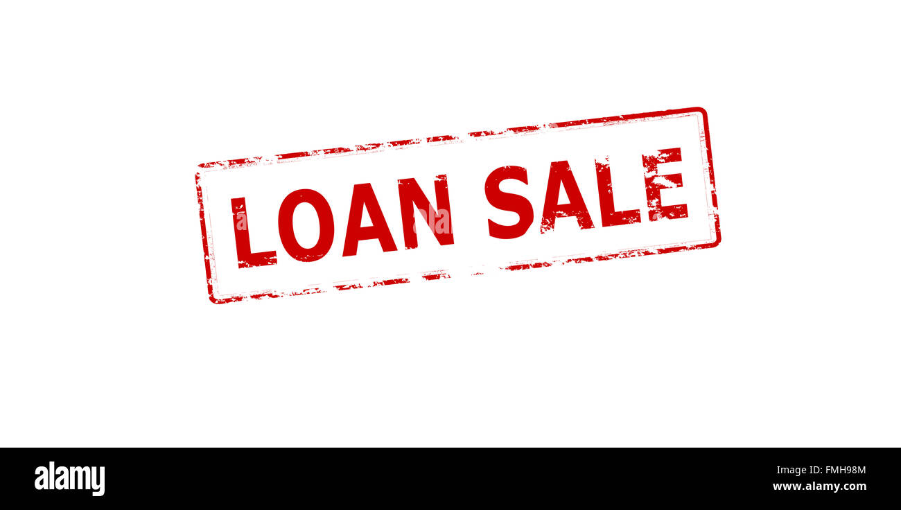 Rubber stamp with text loan sale inside, vector illustration Stock ...