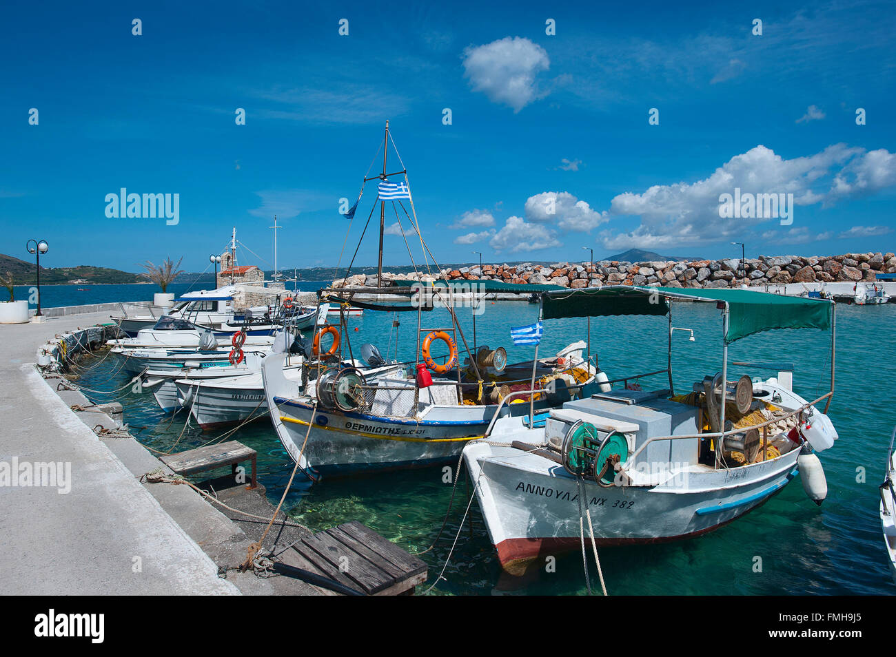 Kalyves Harbour, Chania, Crete, Greece Stock Photo - Alamy