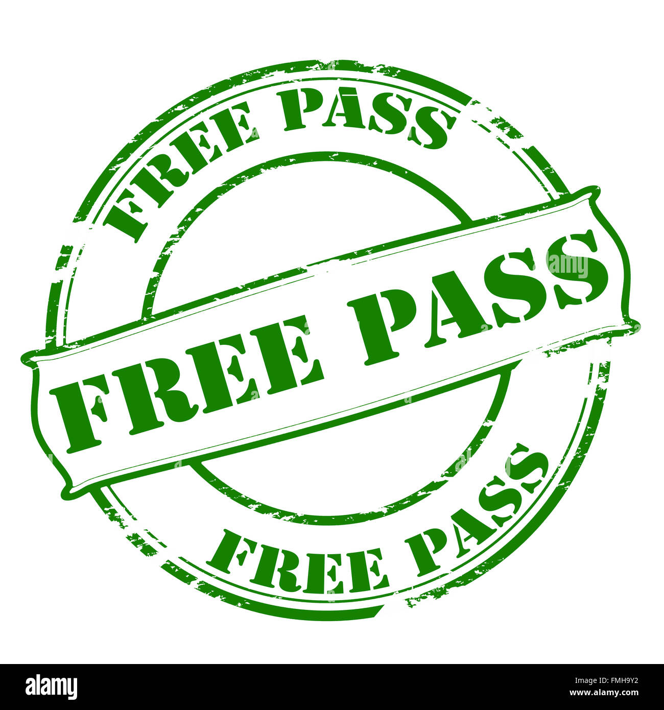 Rubber stamp with text free pass inside, vector illustration Stock ...