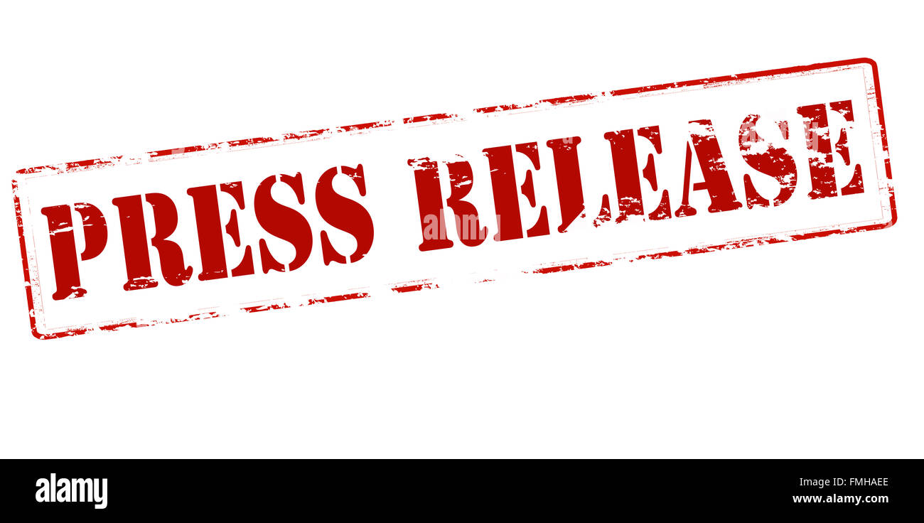 Rubber stamp with text press release inside, vector illustration Stock ...