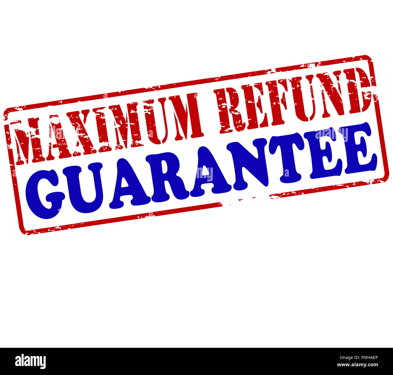 Rubber stamp with text maximum refund guarantee inside, vector ...