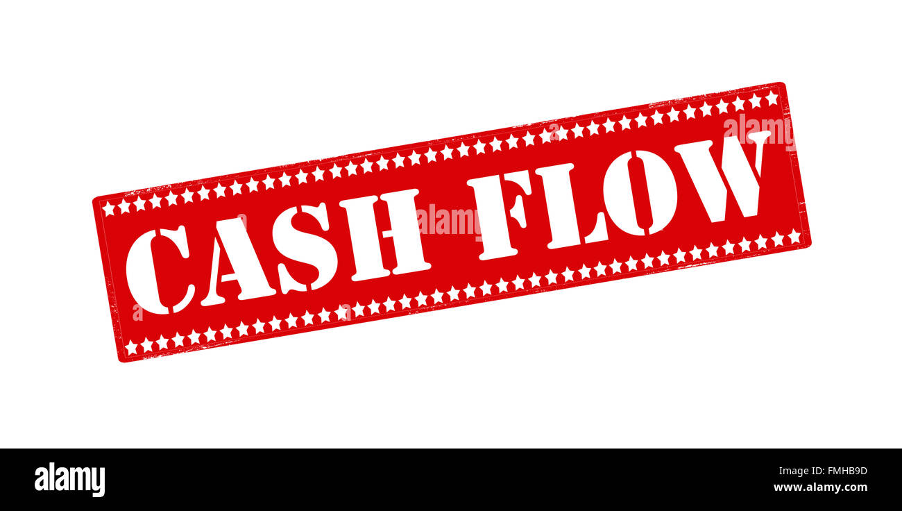 Rubber stamp with text cash flow inside, vector illustration Stock ...
