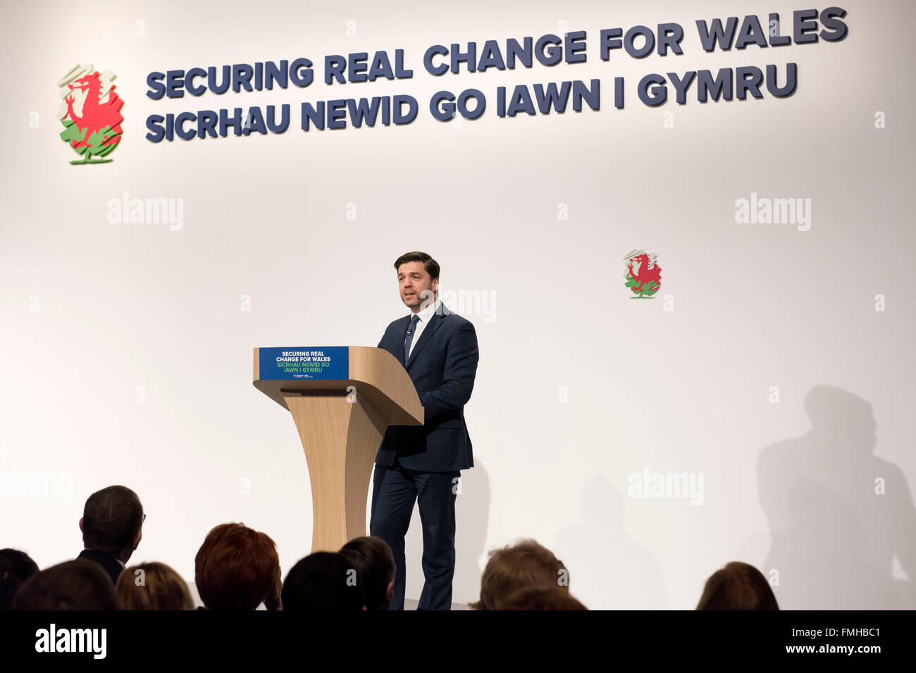 George Jabbour, Assembly candidate for Bridgend, speaks at the Welsh ...