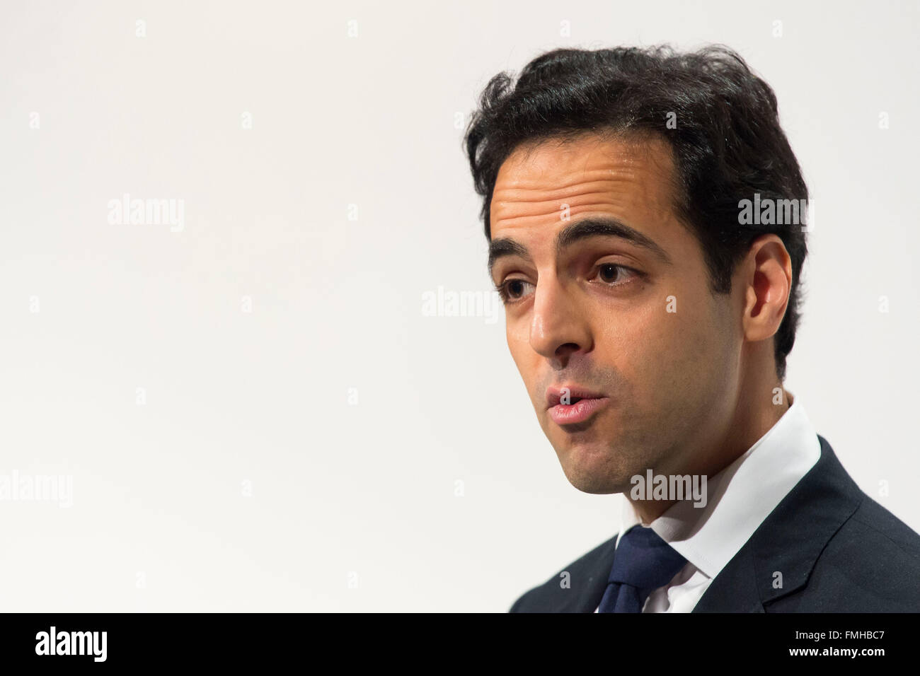 George Jabbour, Assembly candidate for Bridgend, speaks at the Welsh ...