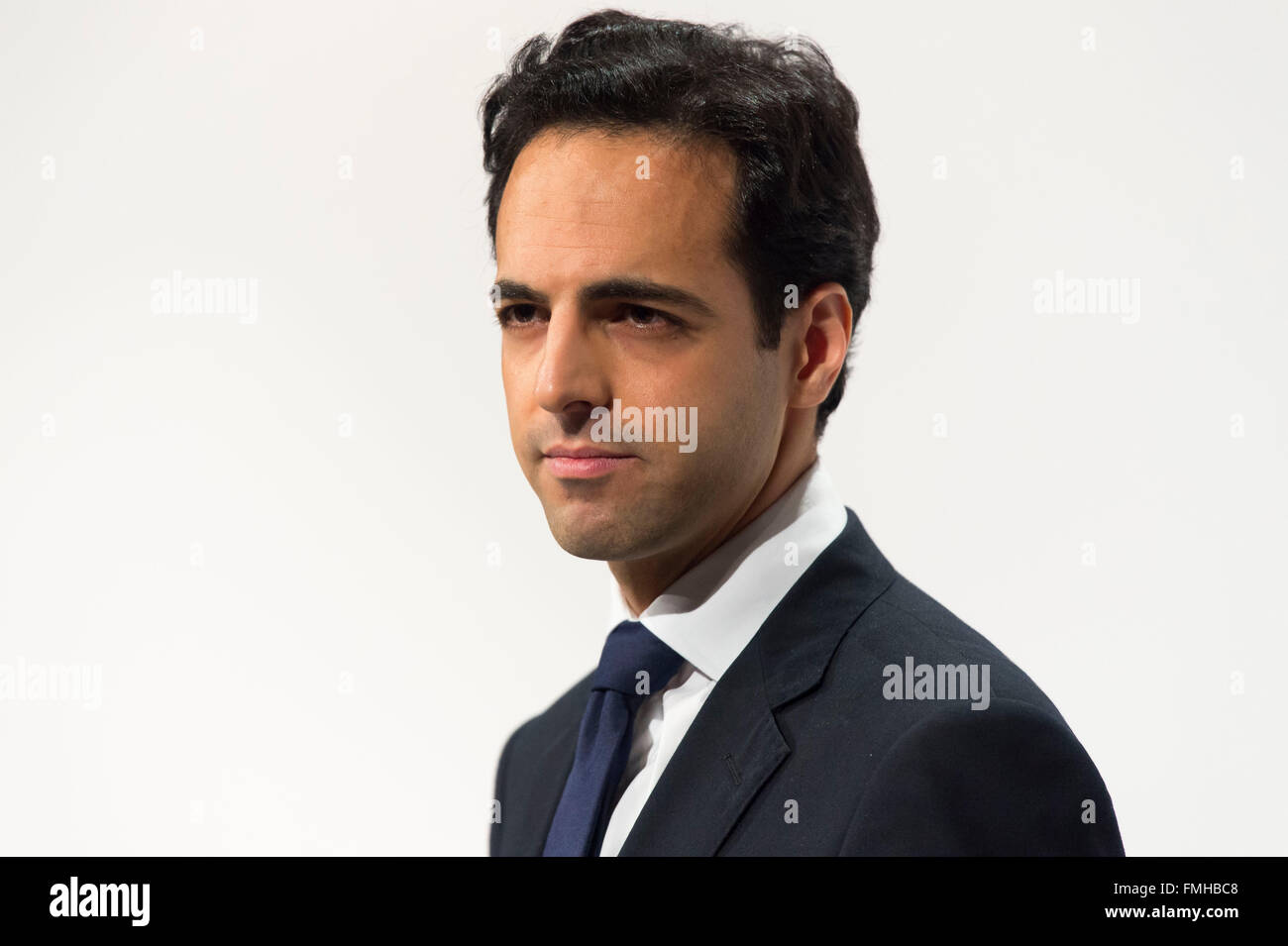 George Jabbour, Assembly candidate for Bridgend, speaks at the Welsh ...