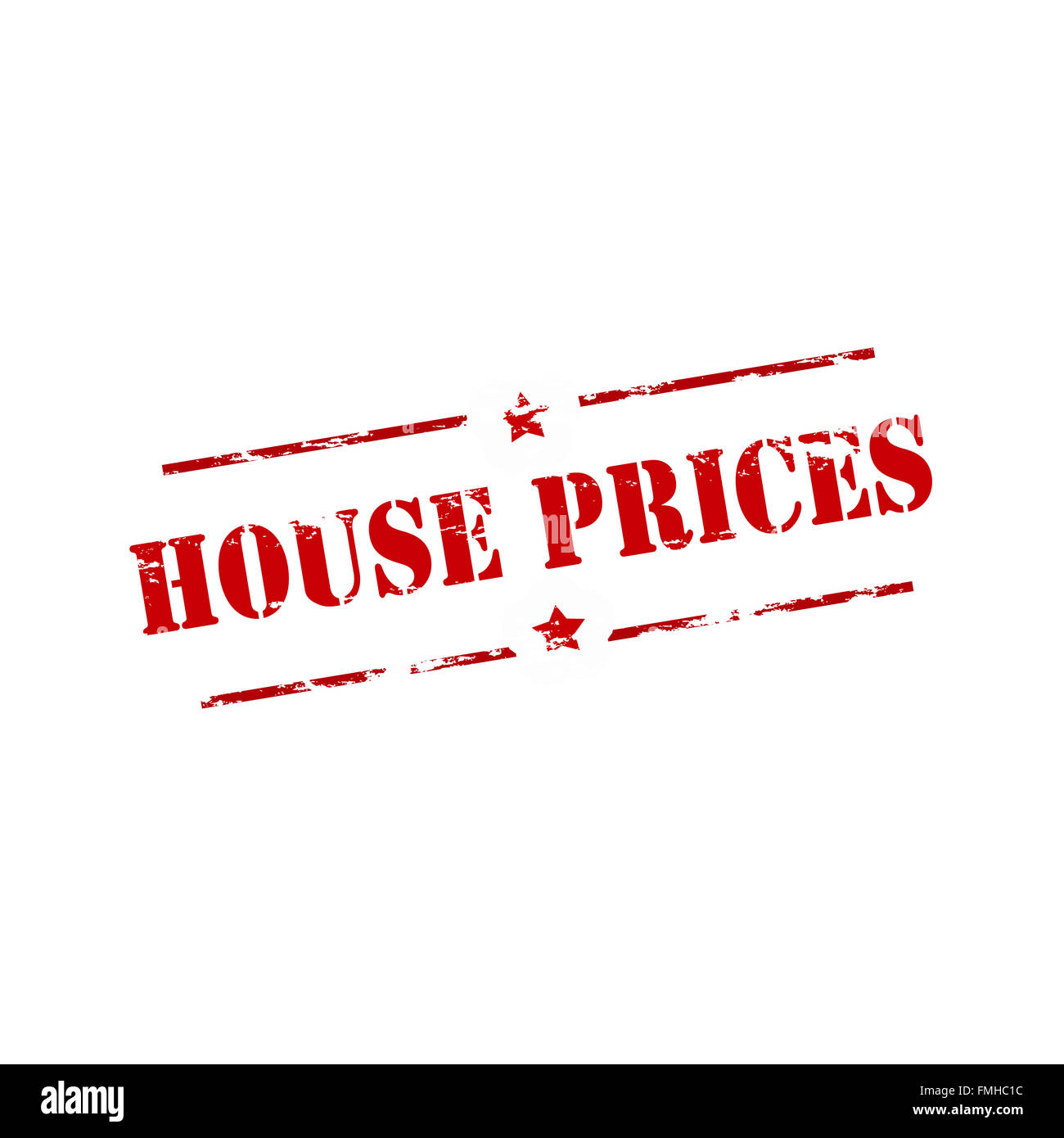 Rubber stamp with text house prices inside, vector illustration Stock ...