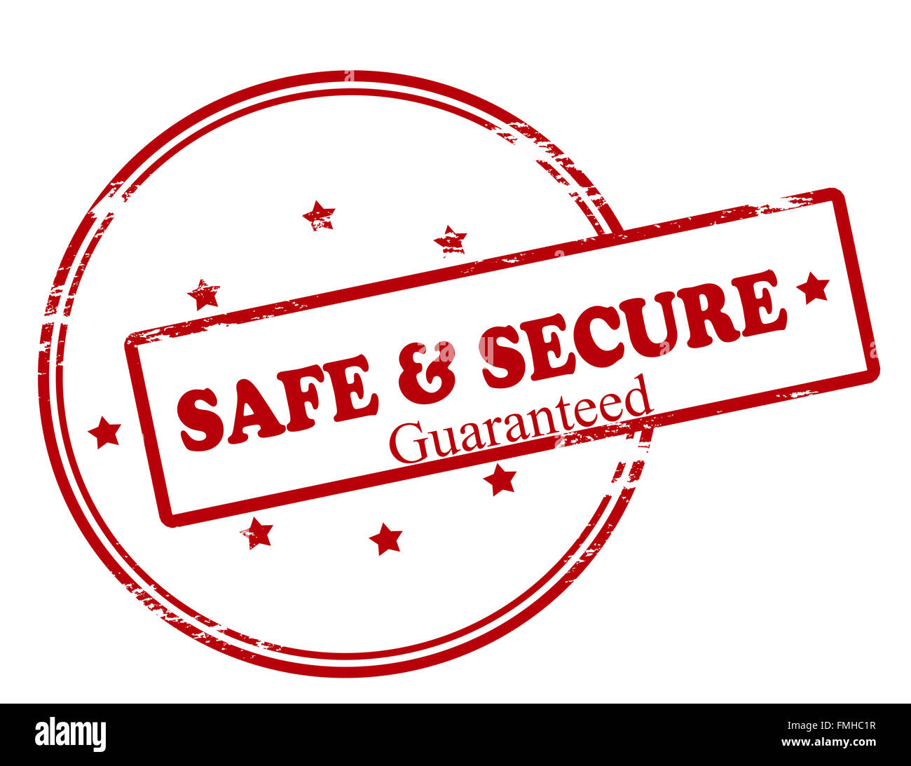 Stamp with text be safe inside hi-res stock photography and images - Alamy