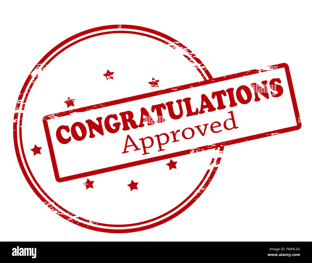 Rubber stamp with text congratulations approved inside, vector ...