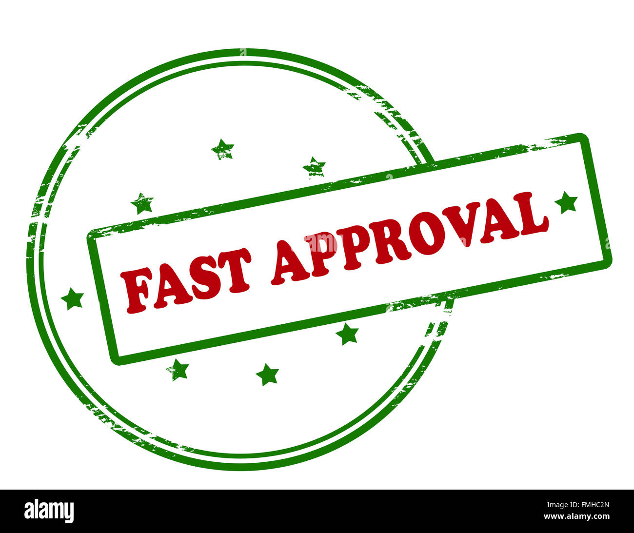 Rubber stamp with text fast approval inside, vector illustration Stock ...