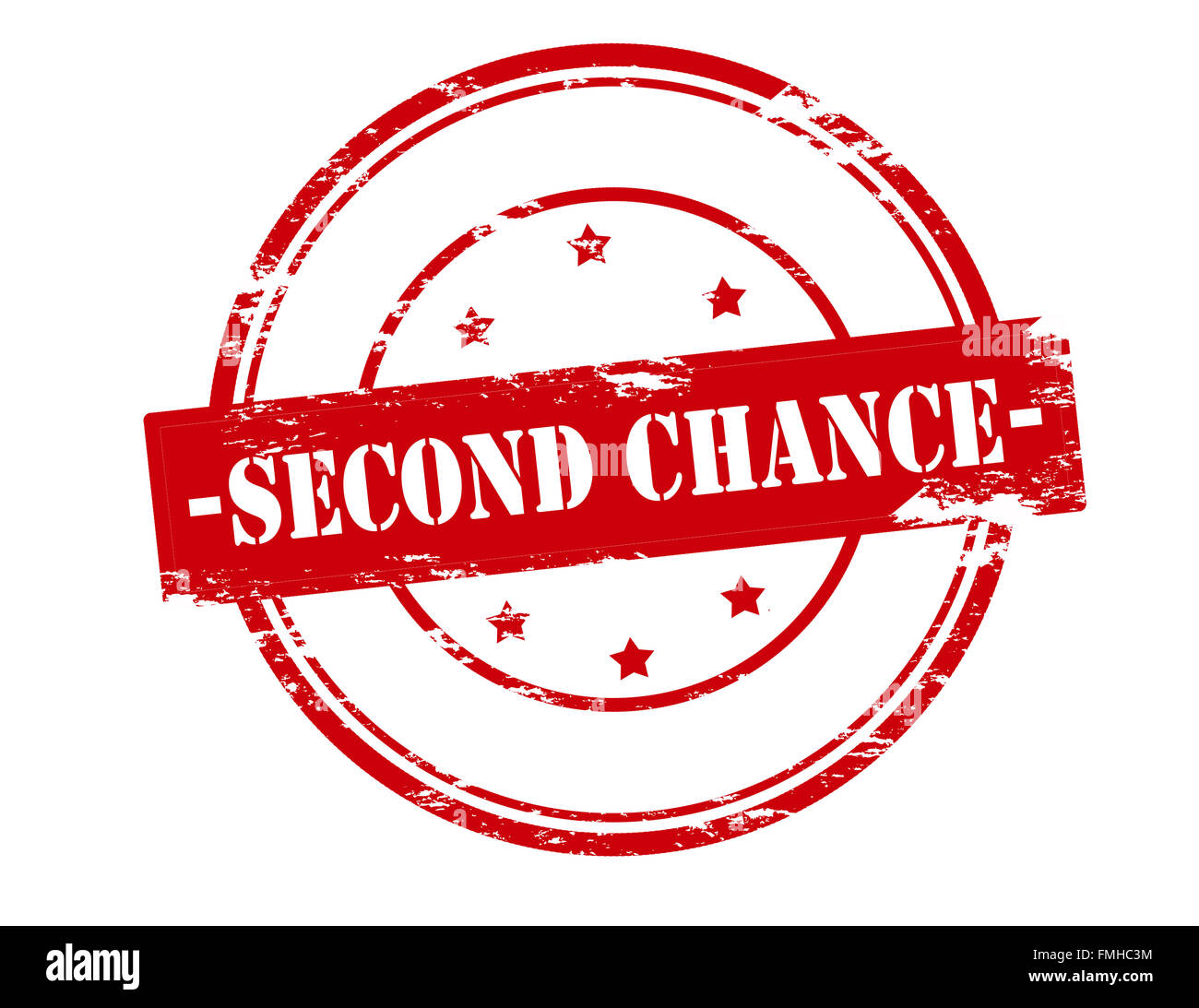 Rubber stamp with text second chance inside, vector illustration Stock ...