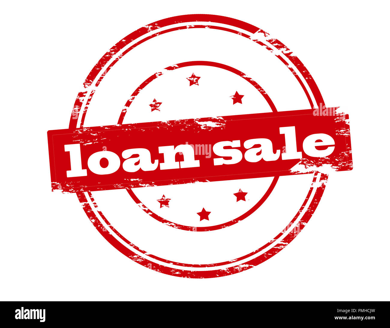 Rubber stamp with text loan sale inside, vector illustration Stock ...