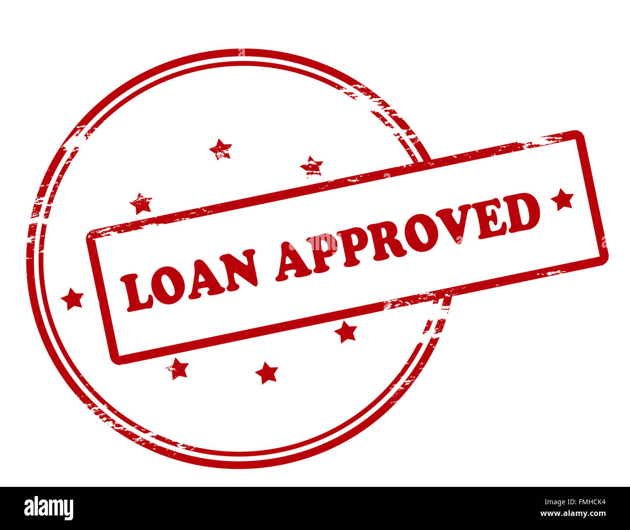 Rubber stamp with text loan approved inside, vector illustration Stock ...