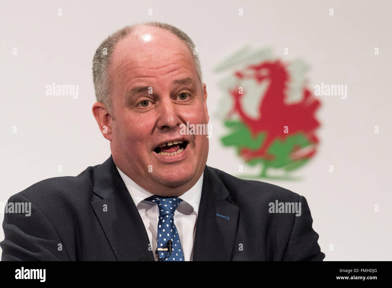 Andrew RT Davies leader of the Welsh Conservatives Stock Photo - Alamy