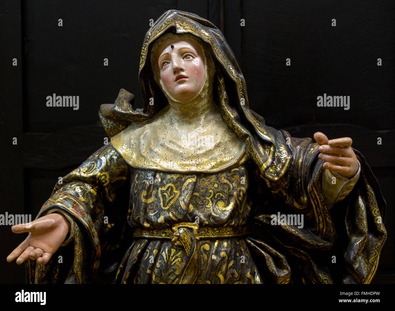 Christian images in the shape of the Virgin Stock Photo - Alamy