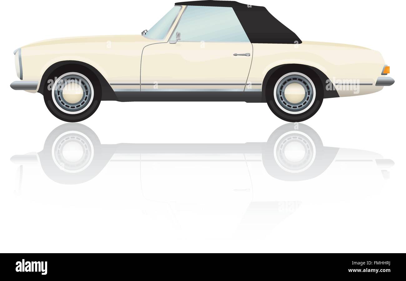 Vintage Mercedes roadster Stock Vector Image & Art - Alamy