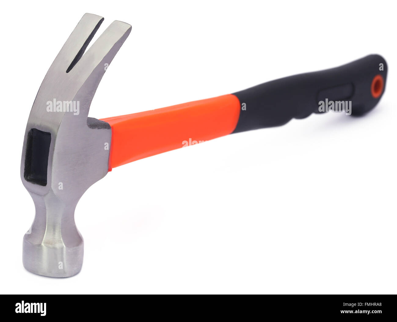 Hammer over white background Stock Photo - Alamy