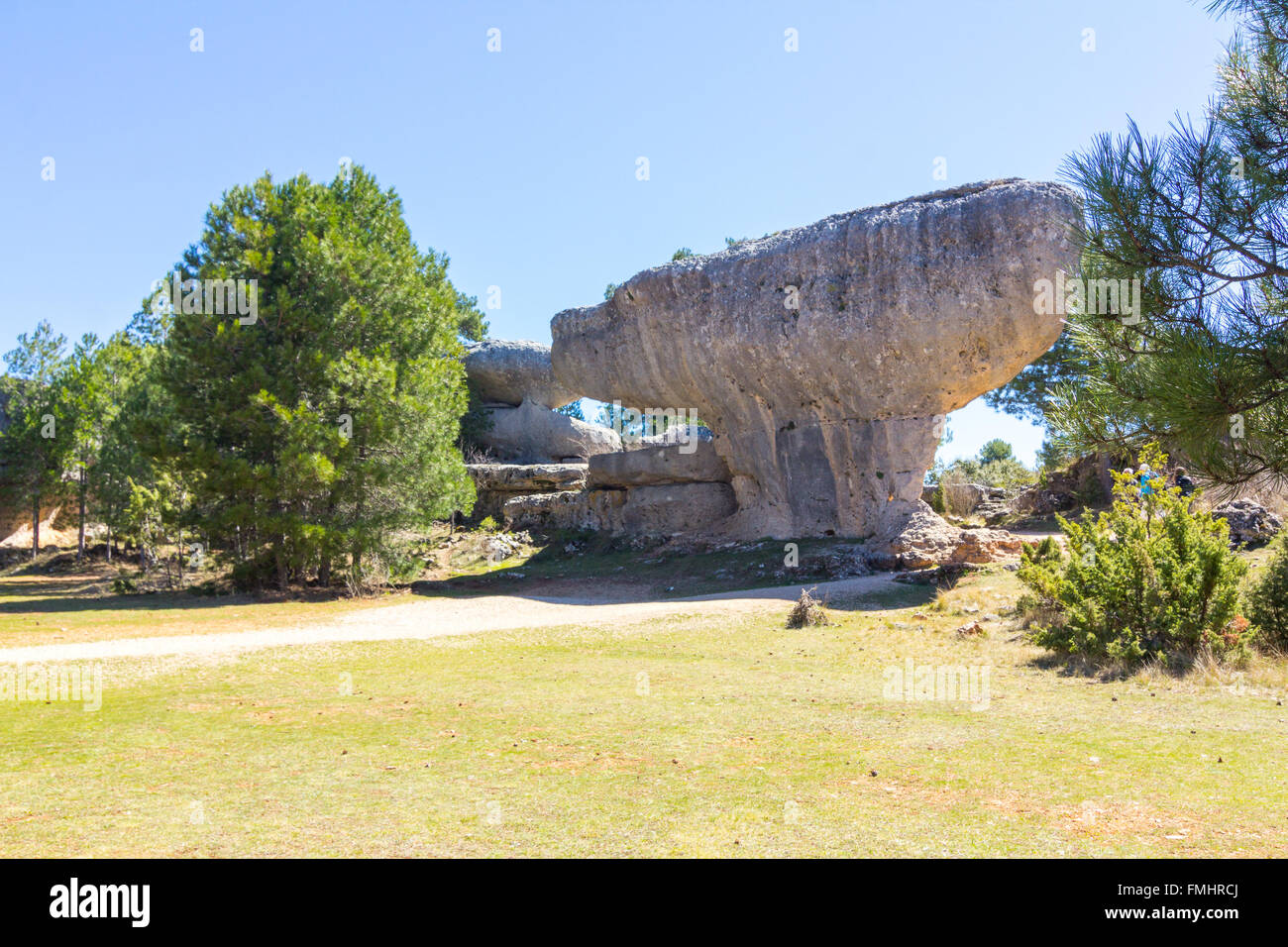 Rocks with capricious forms in the enchanted city of Cuenca, Spain ...