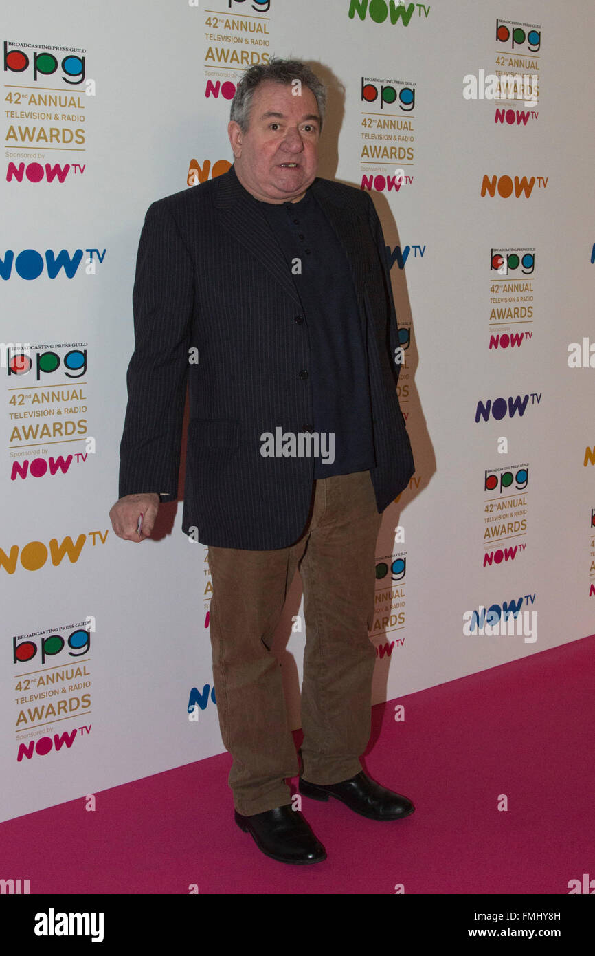 London, UK. 11 March 2016. Actor Ken Stott. Celebrities red carpet ...