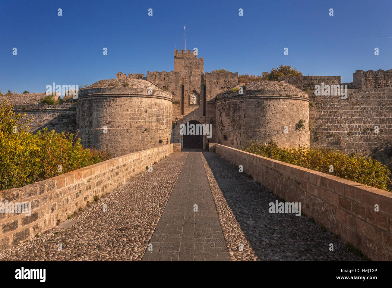 Gate d'Amboise, Rhodes island, Greece Stock Photo - Alamy