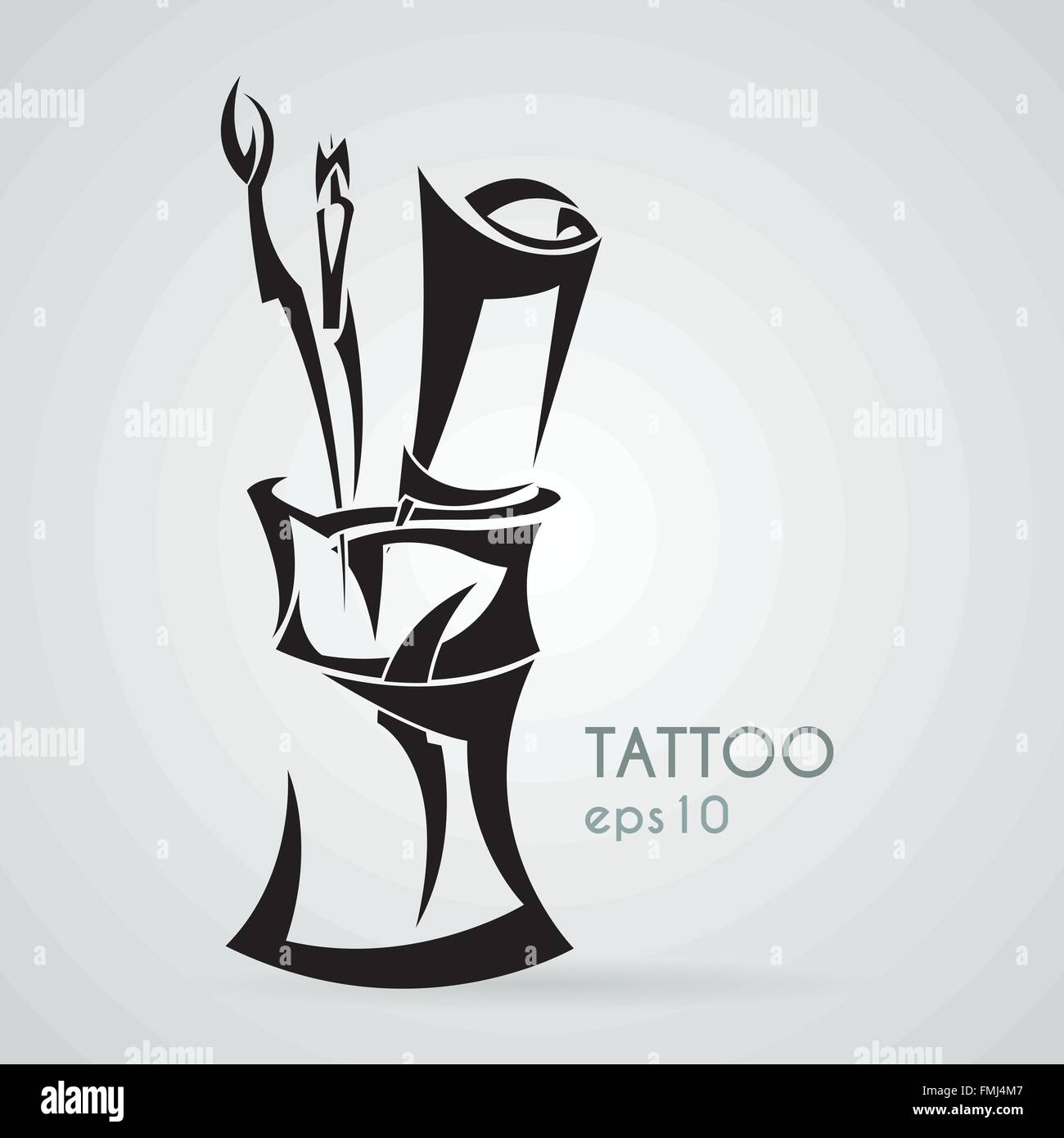 Artist paint brushes in Stock Vector Images - Alamy