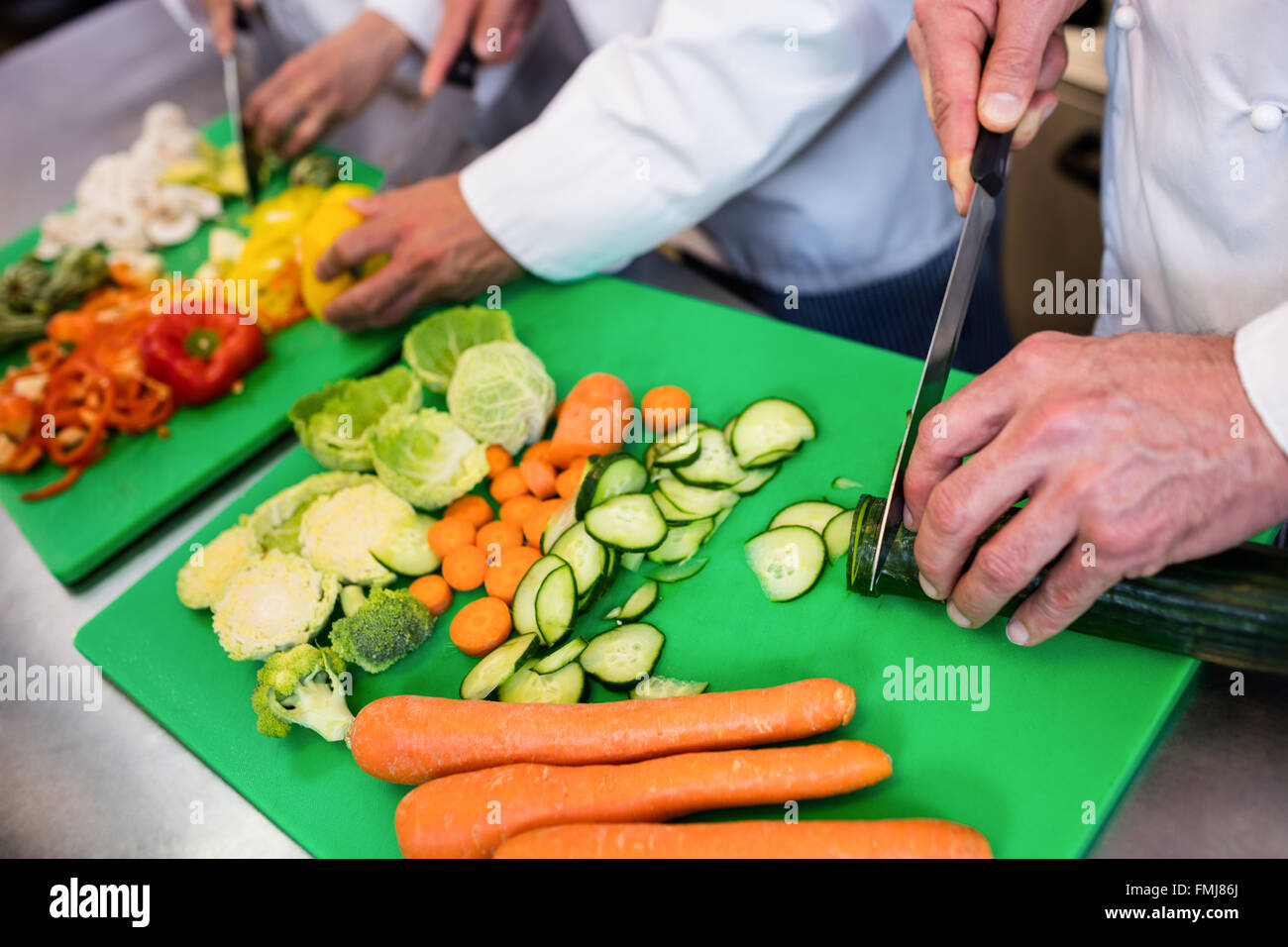 Chopping cabbage cutting vegetable restaurant hi-res stock photography ...
