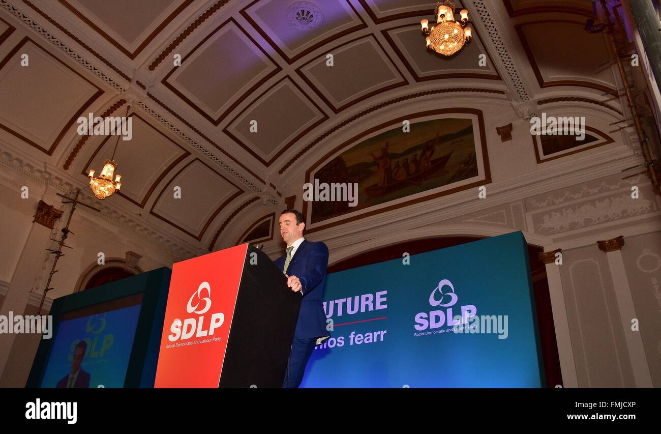 Derry. 12th Mar, 2016. 12th Mar, 2016. SDLP MLA Mark Durkan, Minister ...