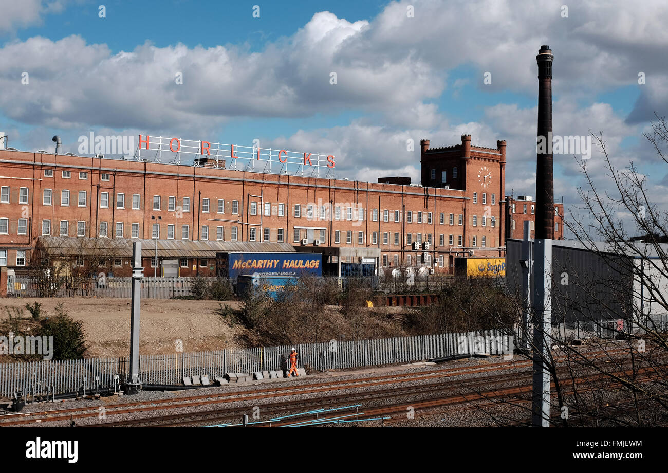 Slough Berkshire UK - The Horlicks Factory Stock Photo - Alamy