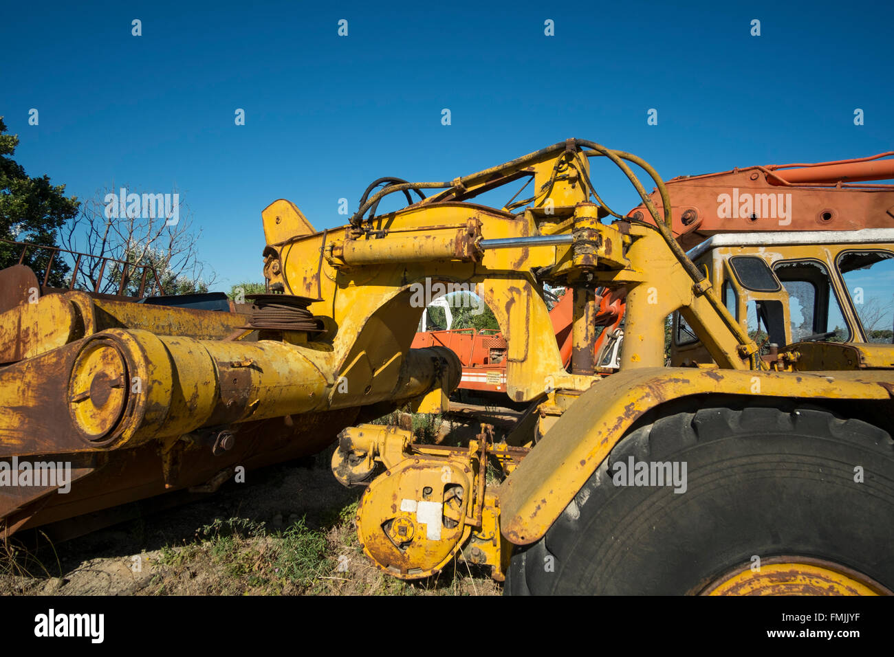 Old earth moving equipment on hi-res stock photography and images - Alamy