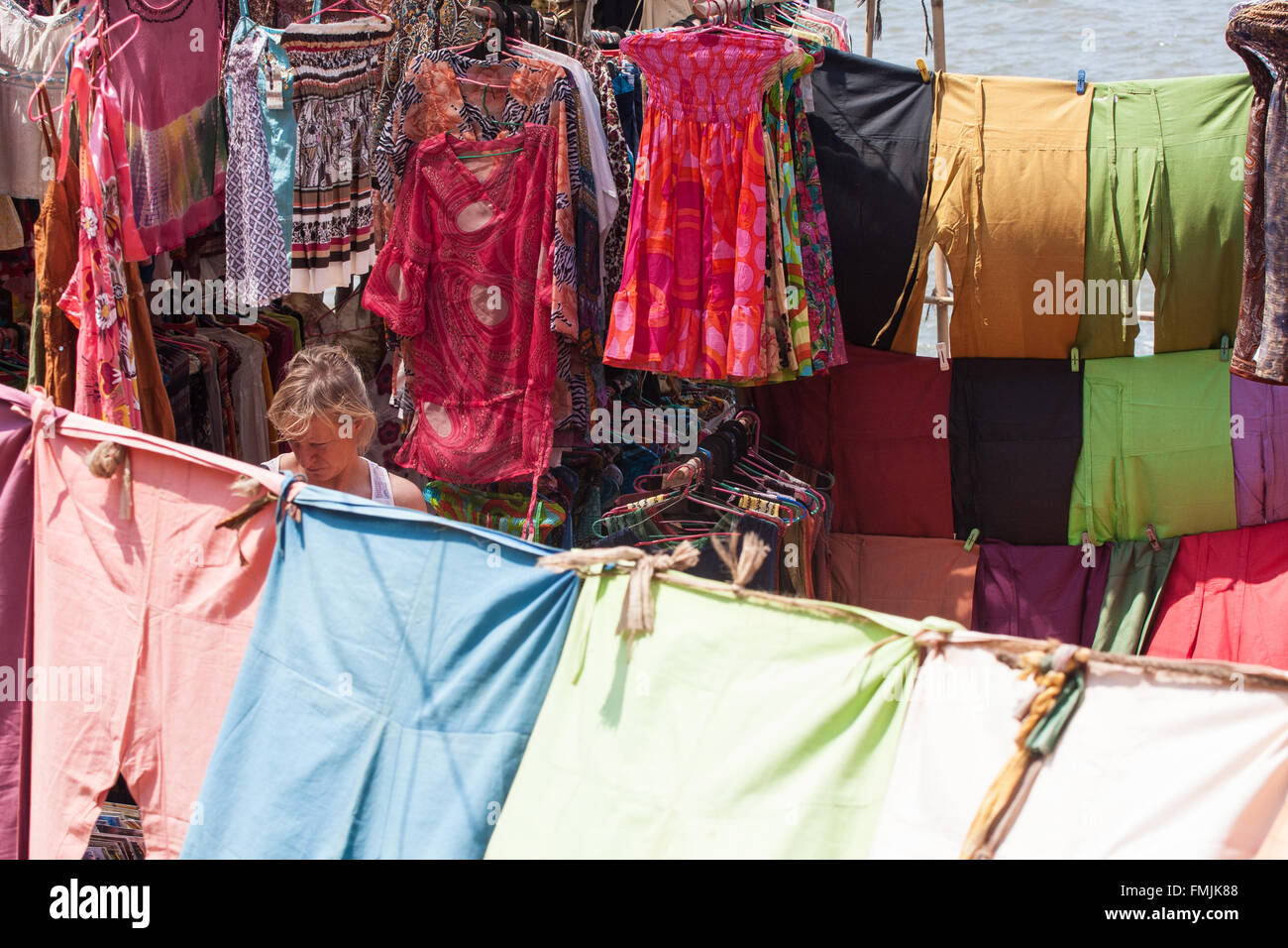 Goa beach stalls hi-res stock photography and images - Alamy