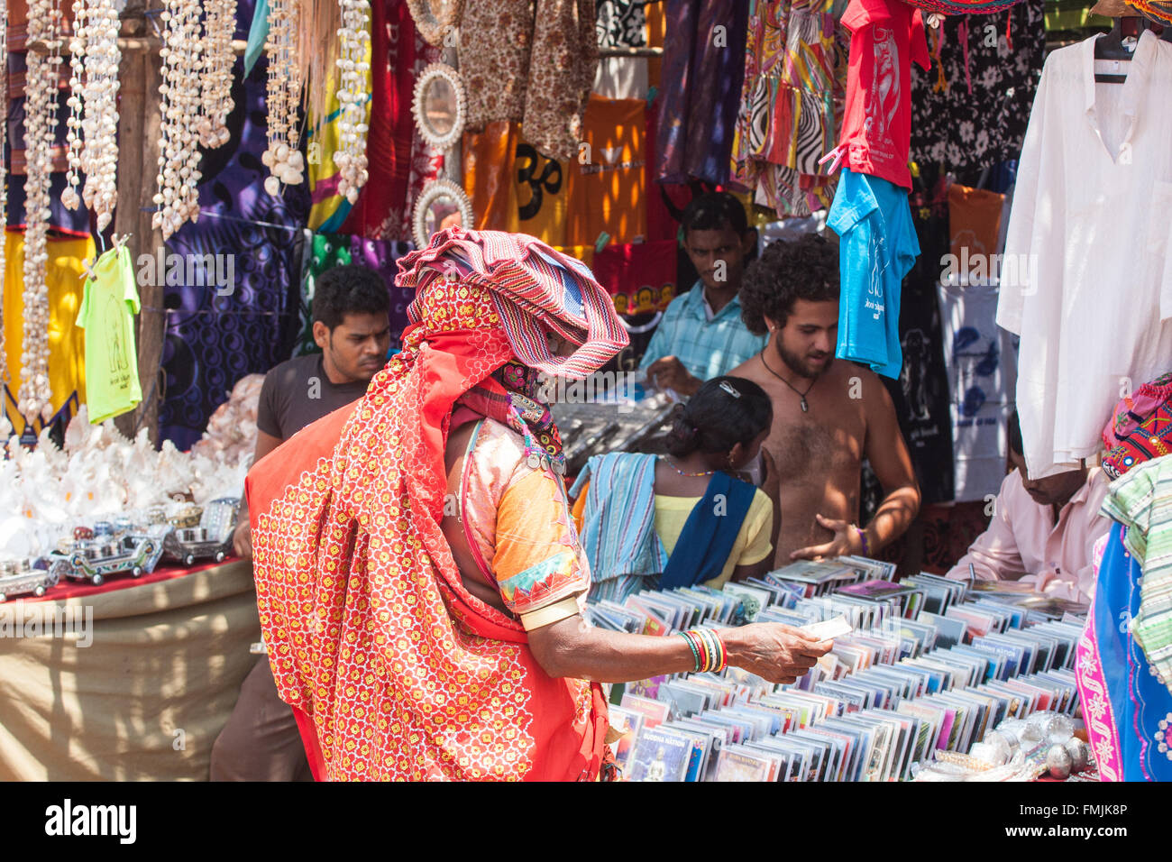 Anjuna Beach Markets Goa High Resolution Stock Photography and Images ...