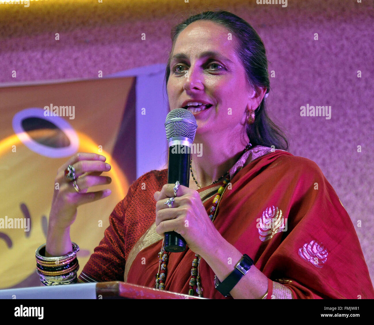 Bikaner, India. 12th Mar, 2016. Theater artist Sanjana Kapoor at the ...
