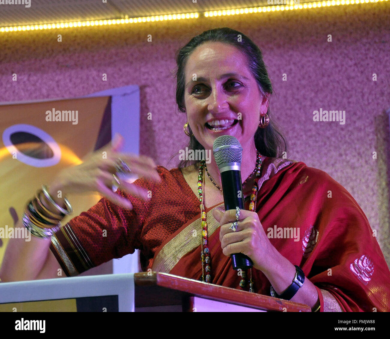 Bikaner, India. 12th Mar, 2016. Theater artist Sanjana Kapoor at the ...
