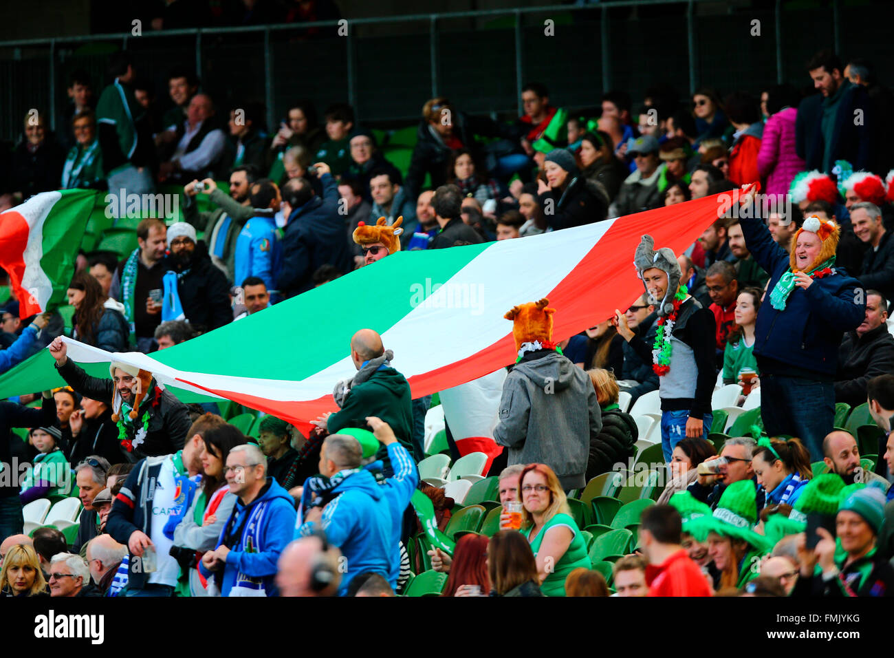 Aviva Stadium, Dublin, Ireland. 12th Mar, 2016. RBS Six Nations ...