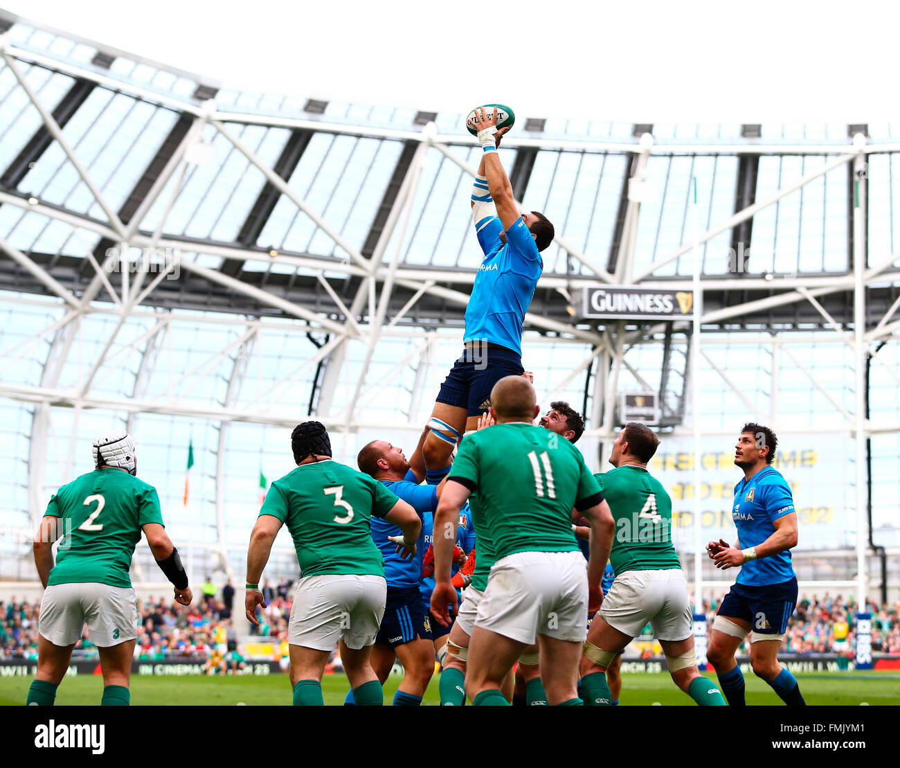 Aviva Stadium, Dublin, Ireland. 12th Mar, 2016. RBS Six Nations ...