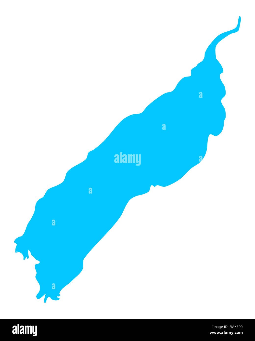 Map of Lake Albert Stock Photo - Alamy