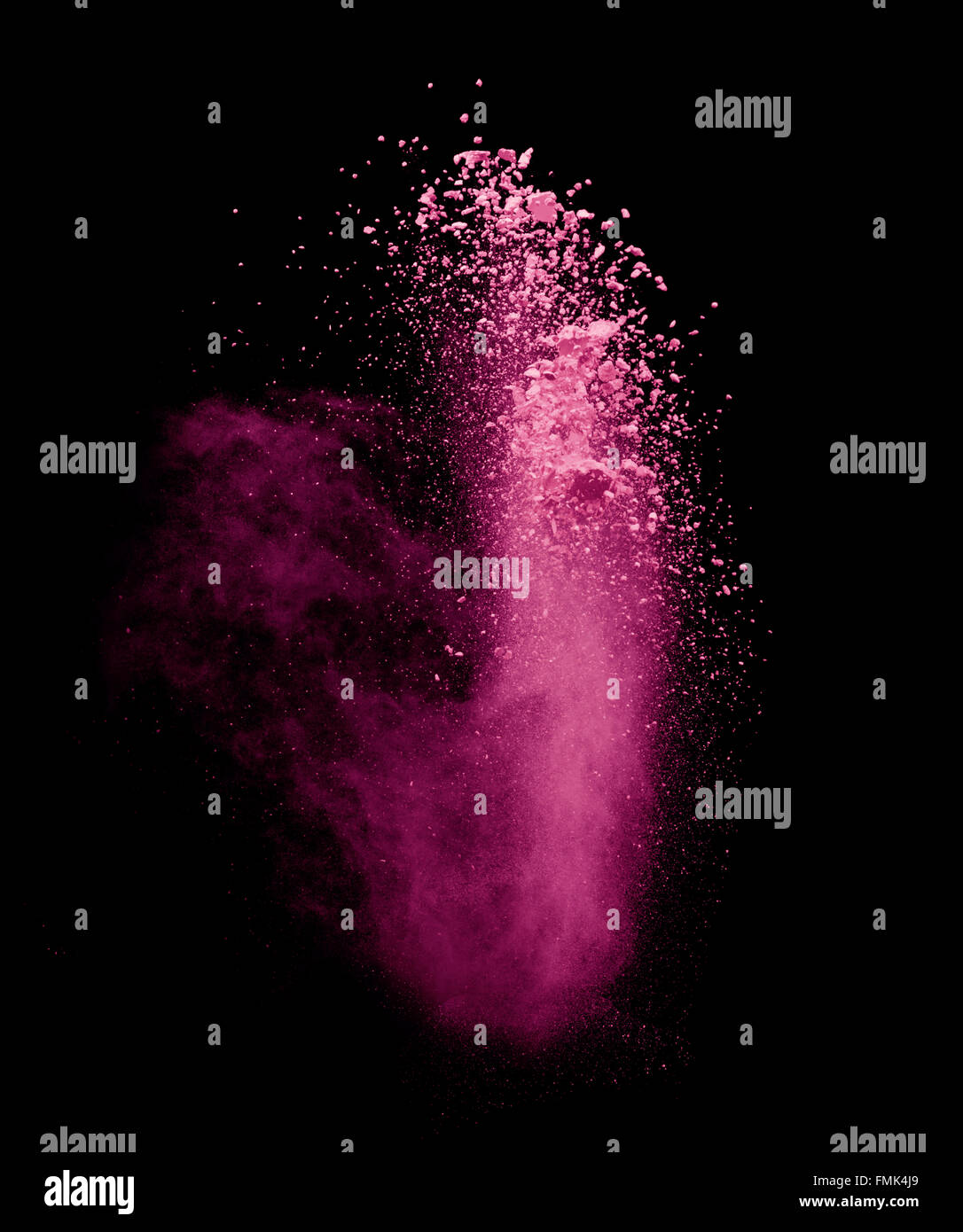 Pink dust explosion hi-res stock photography and images - Alamy