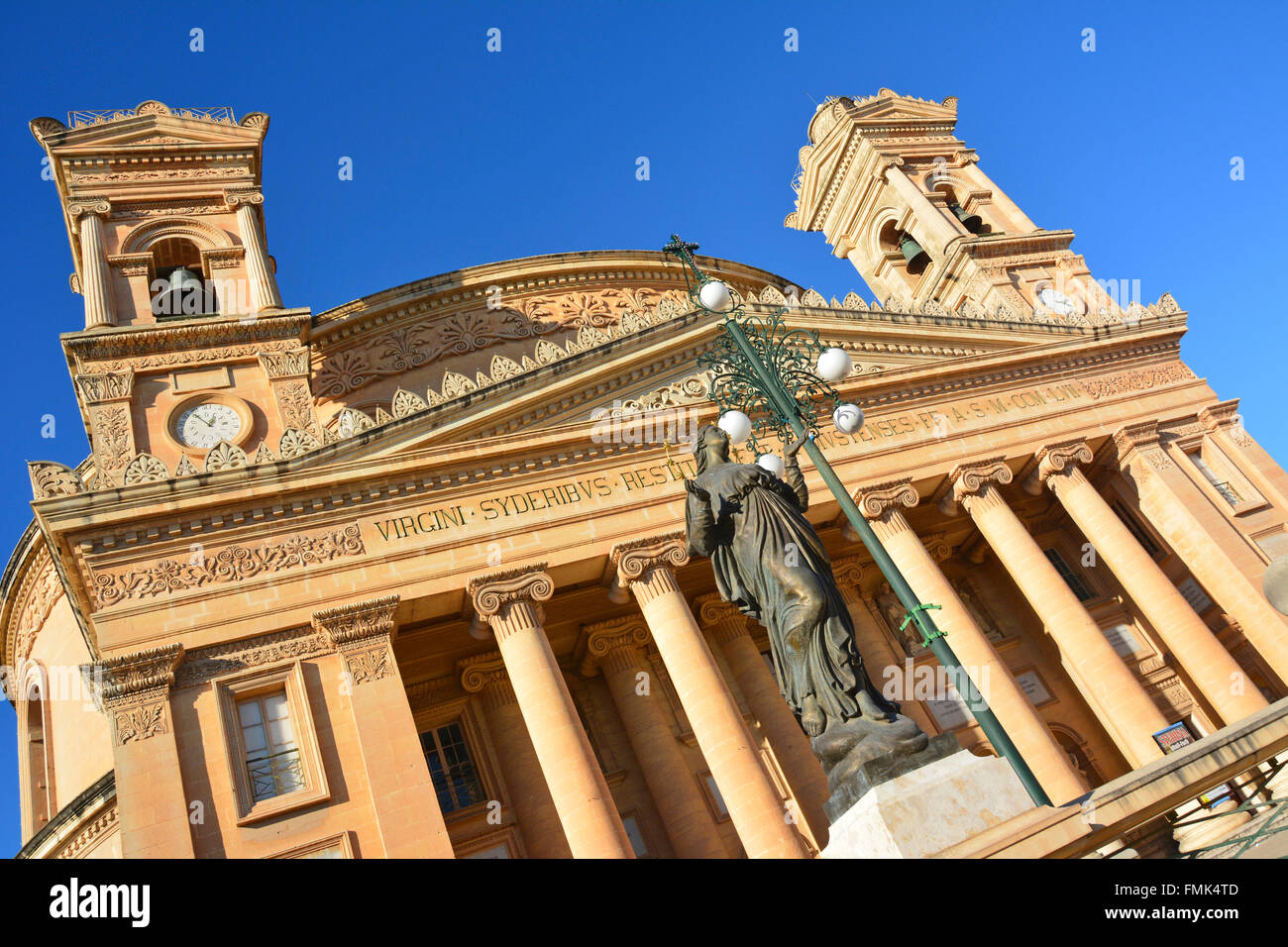 The Parish Church of Santa Maria in Mosta, Malta Stock Photo - Alamy