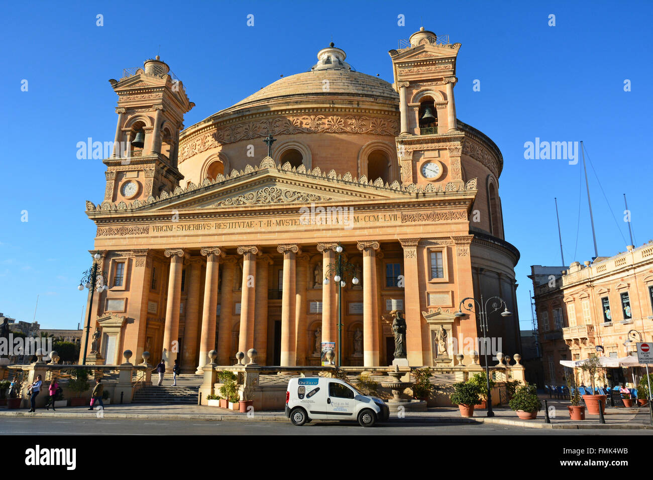 The Parish Church of Santa Maria in Mosta, Malta Stock Photo - Alamy