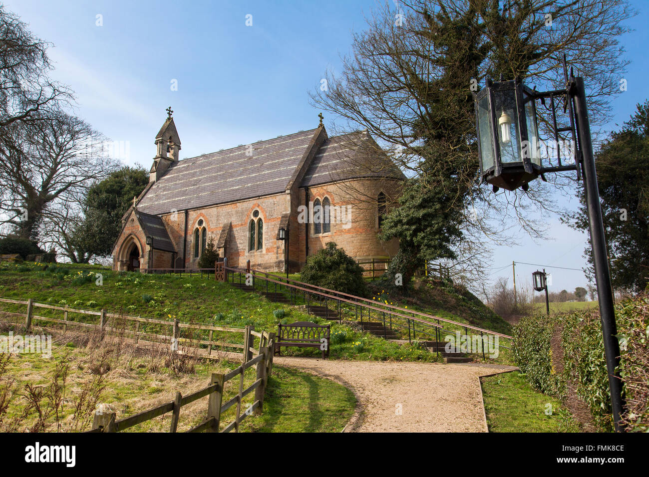 Bulcote, Nottinghamshire, U.K. 12th March 2016. Spring sunshine and a ...