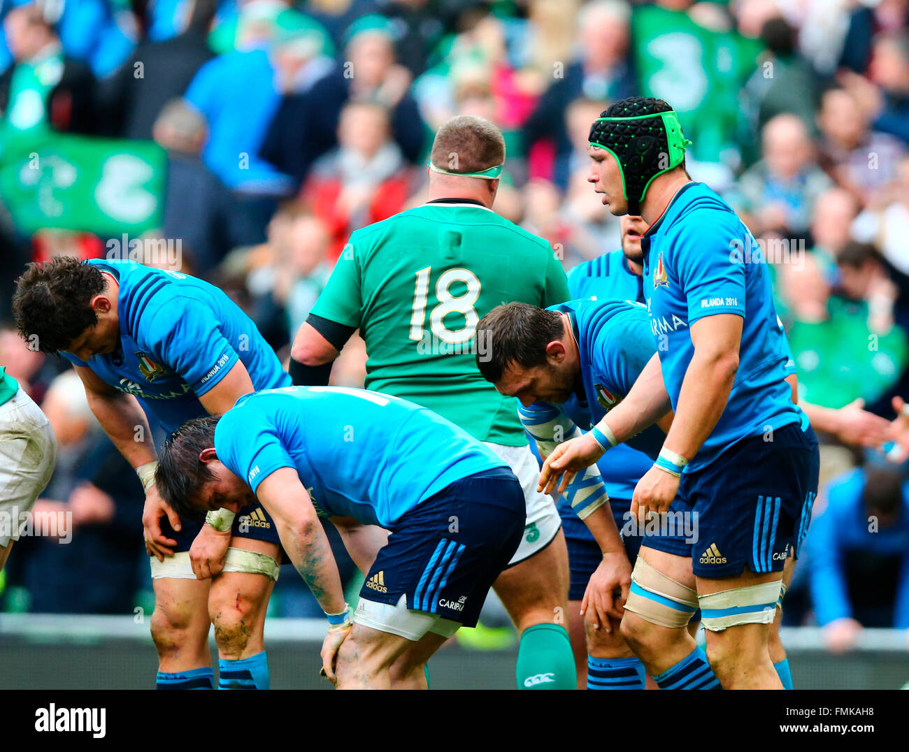 Aviva Stadium, Dublin, Ireland. 12th Mar, 2016. RBS Six Nations ...