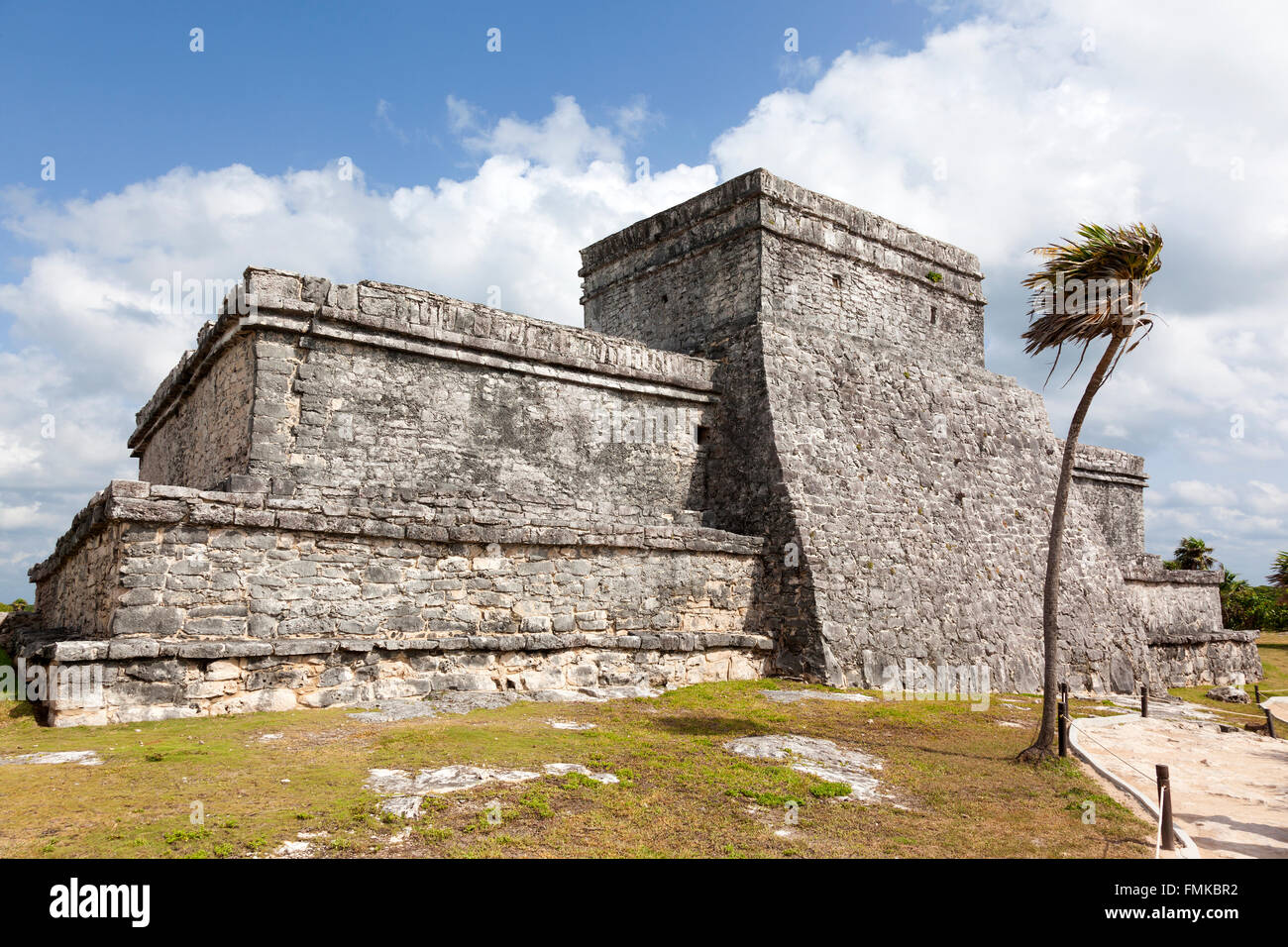 Ancient Mayan temple of Tulum, Mexico Stock Photo - Alamy