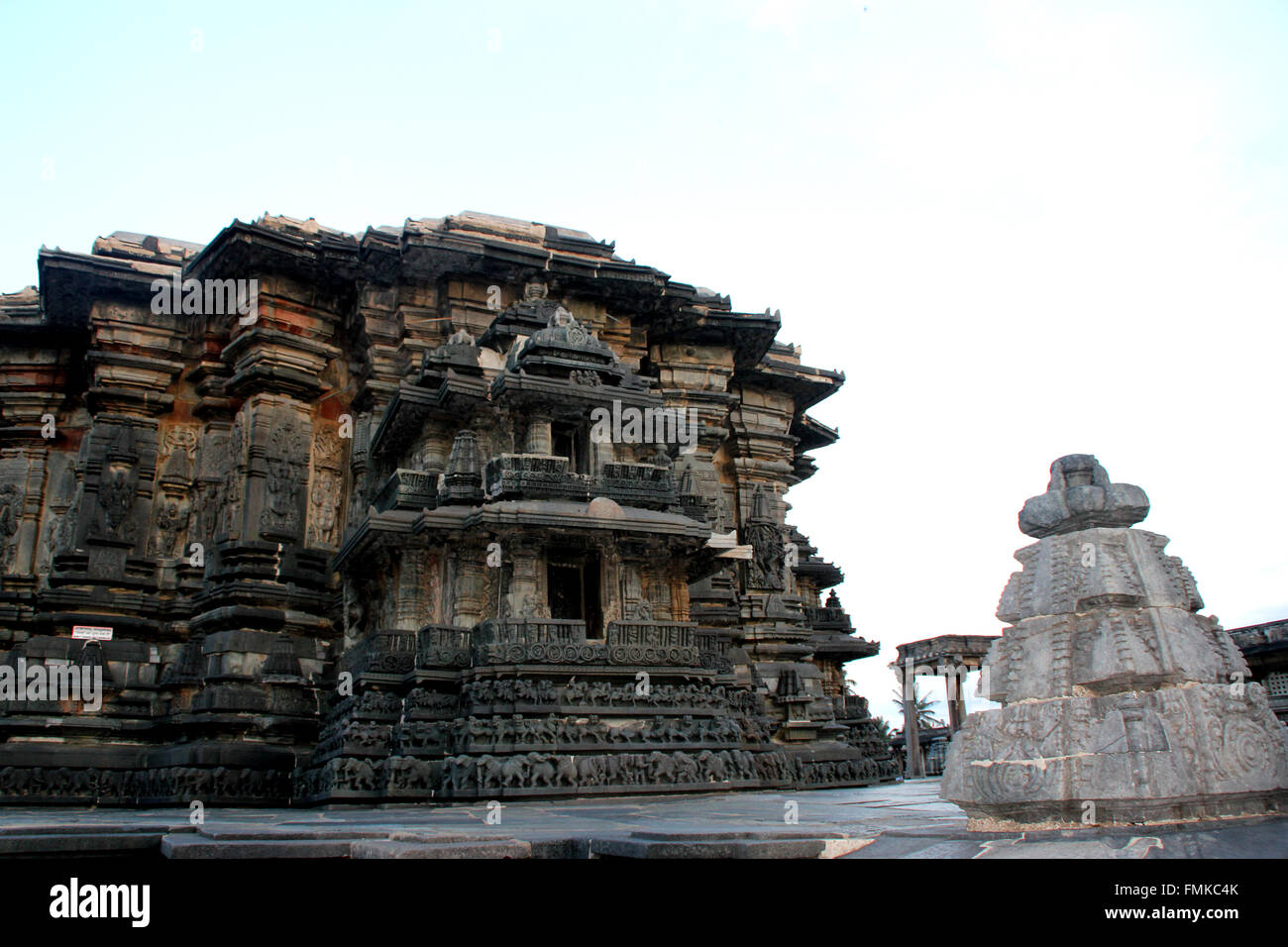 Chennakesava Temple in Belur, Karnataka, the main temple on a star ...