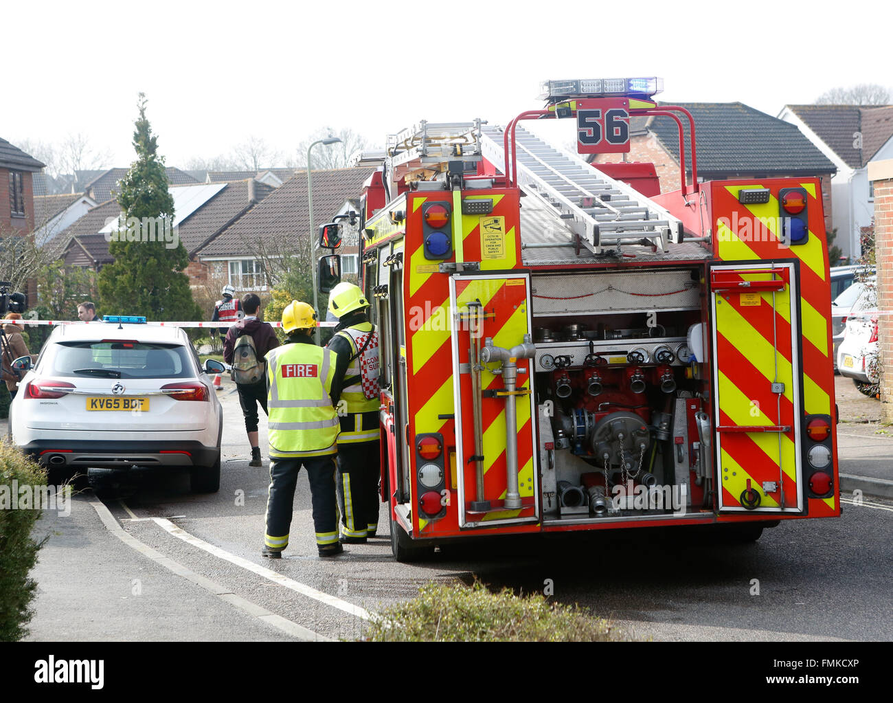 Southampton, Hampshire, UK. 12th Mar, 2016.Water main burst causing ...