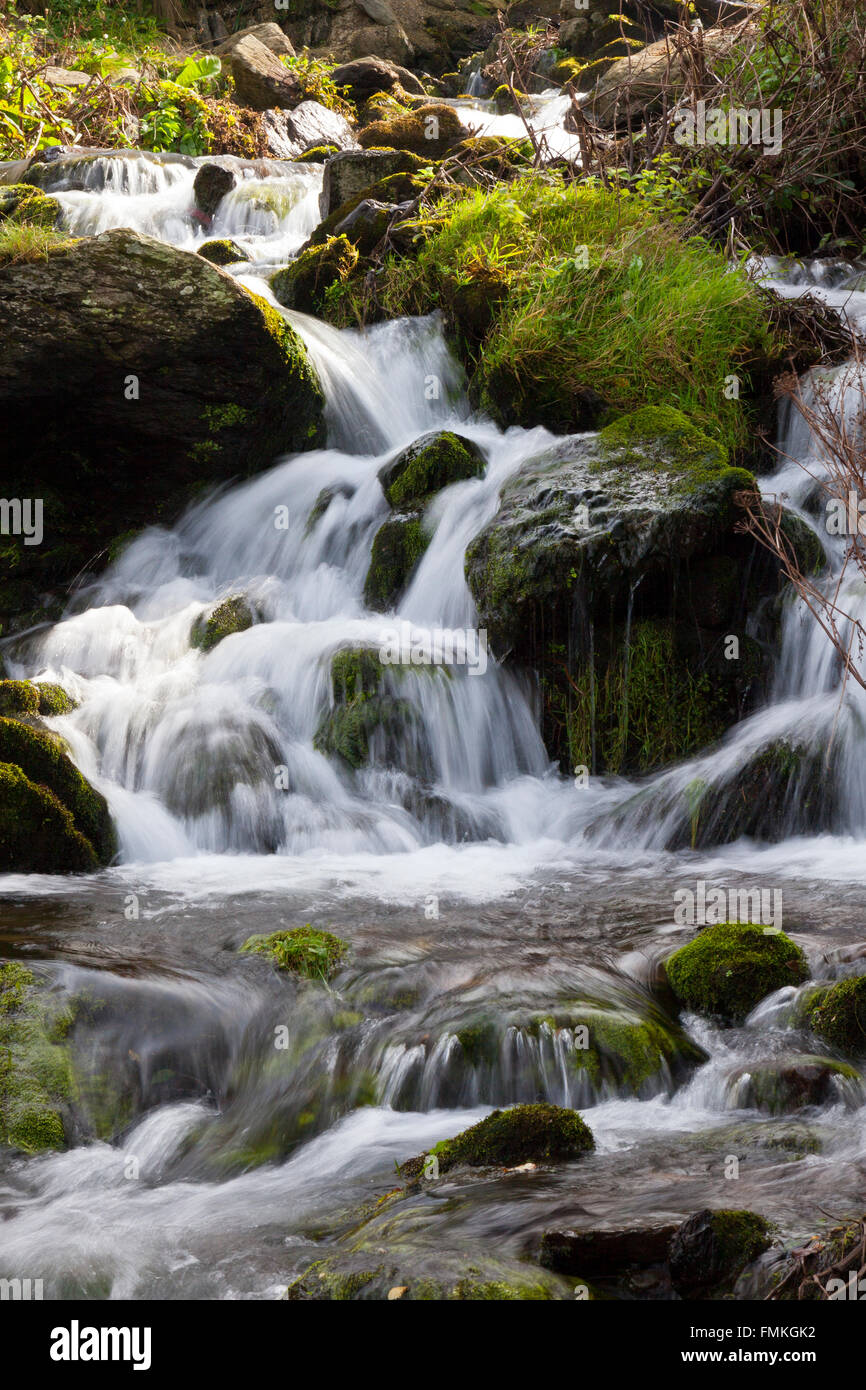 Devon waterfalls hi-res stock photography and images - Alamy