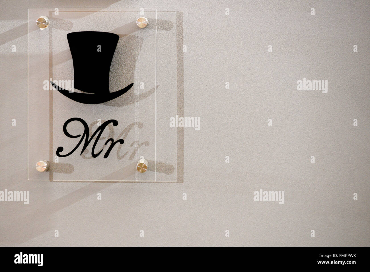 Mr. sign in natural light Stock Photo - Alamy