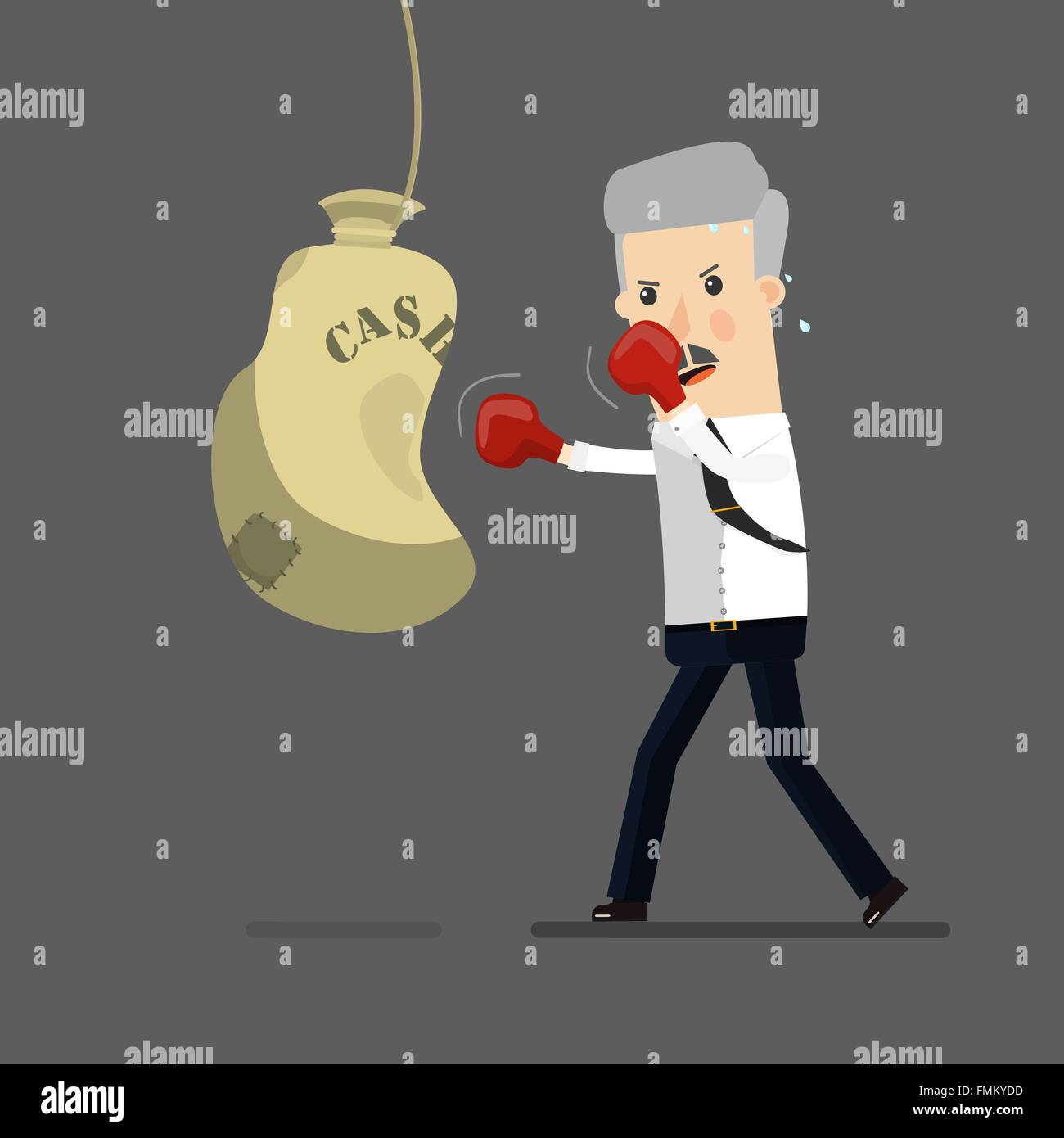 Boxing cartoon hi-res stock photography and images - Alamy