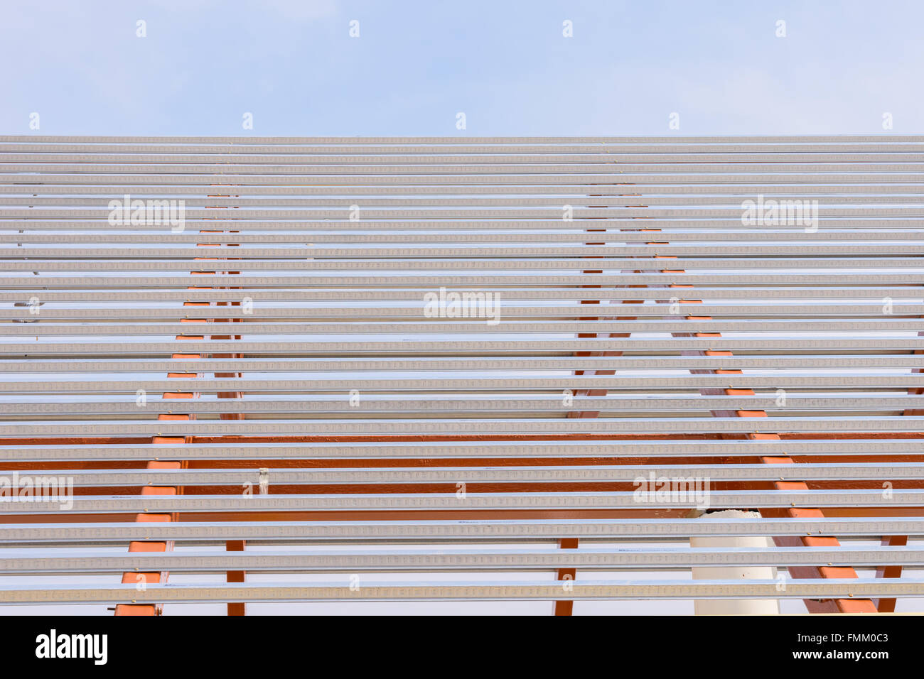 structural steel beam on roof of building Stock Photo - Alamy