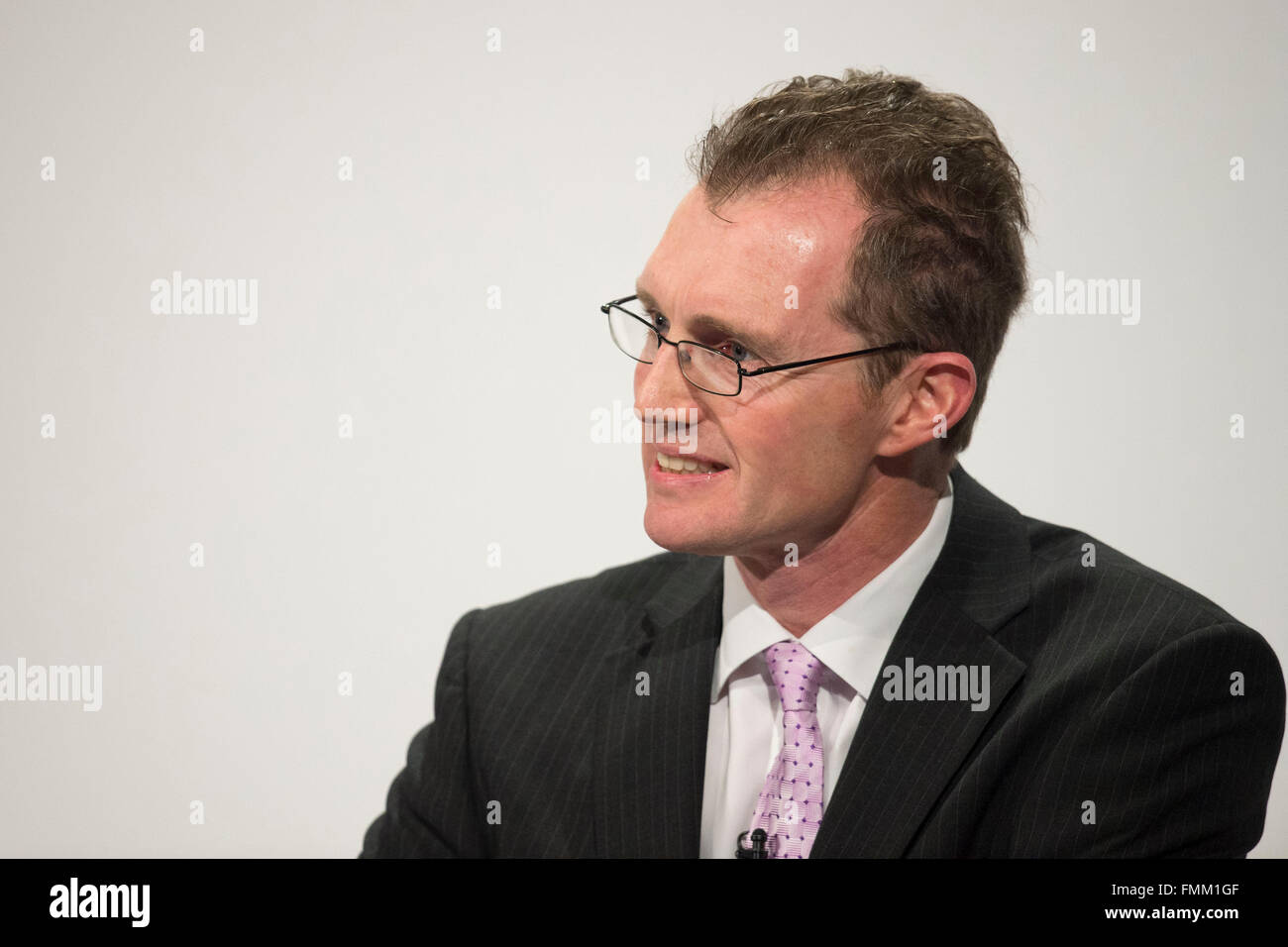 David Davies Conservative party MP for Monmouth in south Wales Stock ...