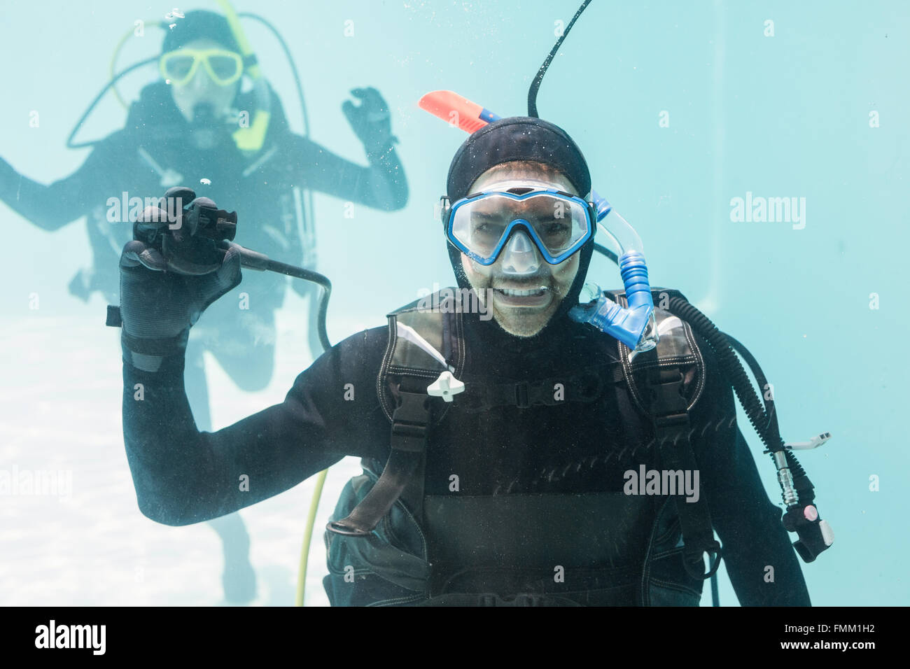 Practicing snorkeling hi-res stock photography and images - Alamy