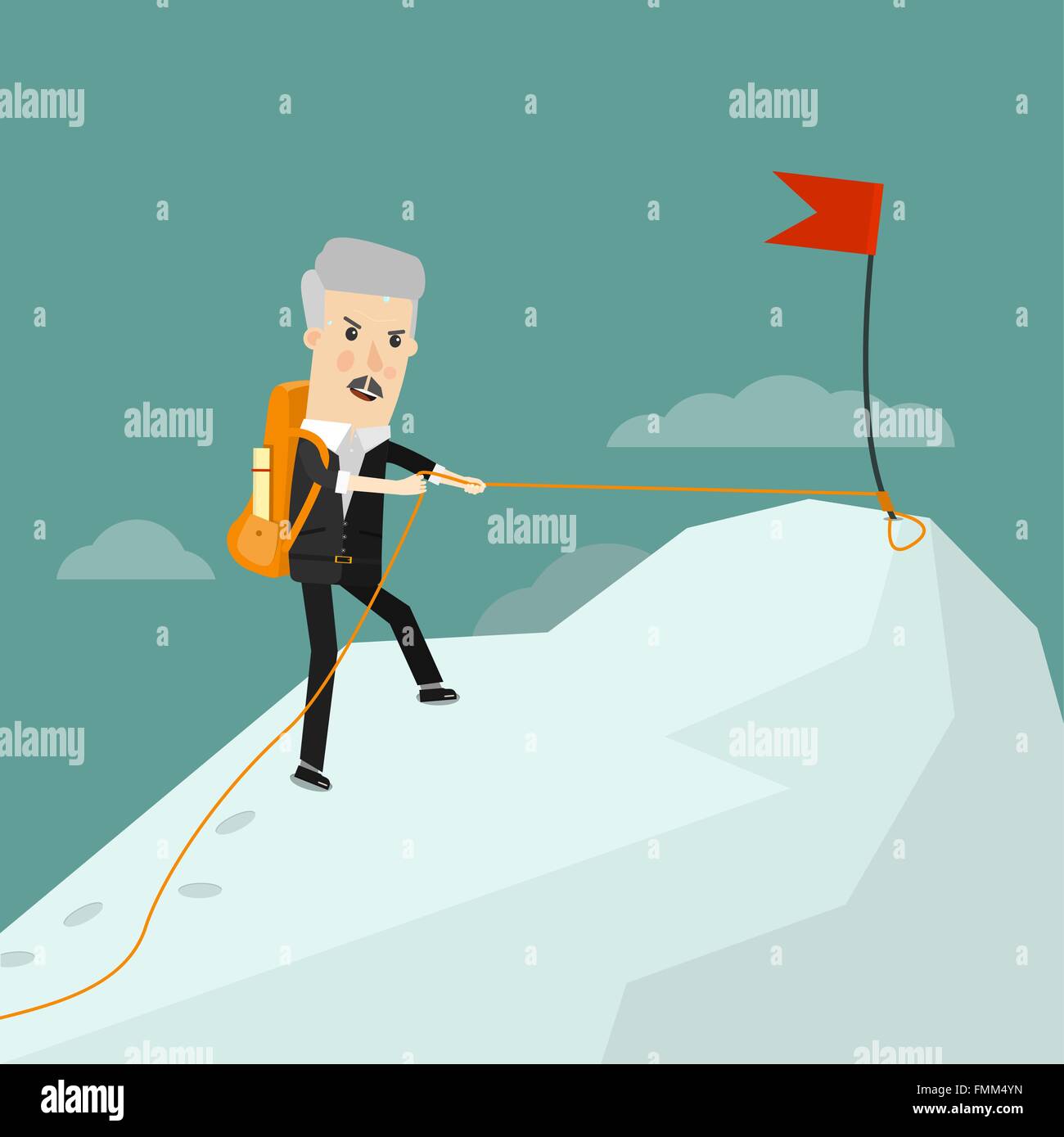 Successful experienced businessman. It comes to success. Business ...